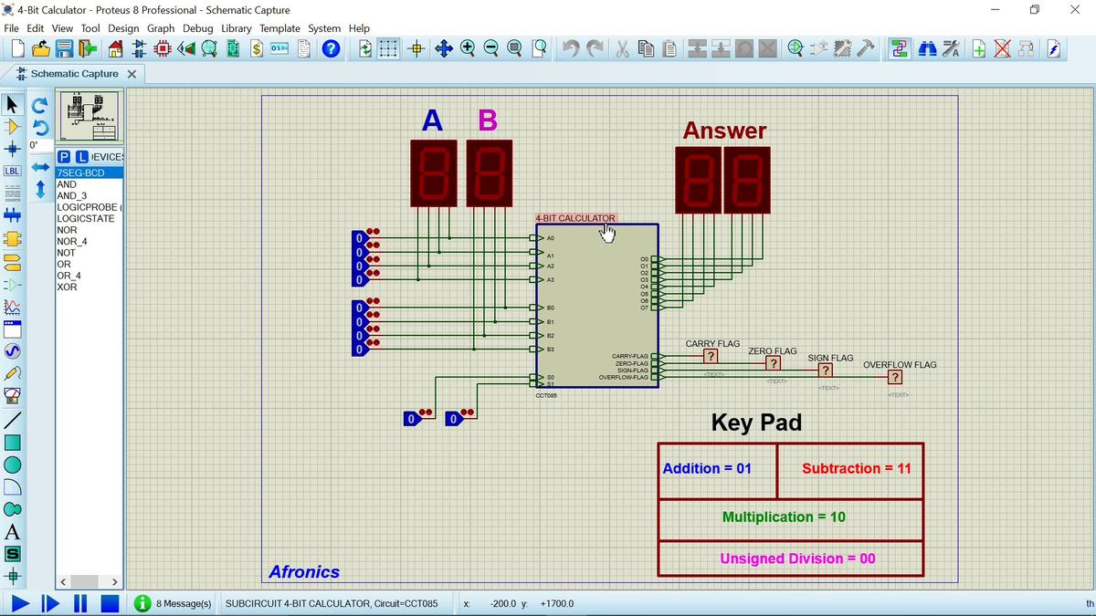 Build a 4-Bit Calculator Using Logic Gates
